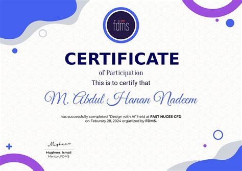 Muhammad Abdul Hanan Nadeem On Linkedin Designwithai Fdms Ai