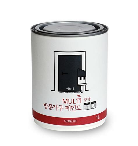 W31fe87 방문가구용 문틀 순환경 노루페인트 1l 화이트 방문가구페인트 몰딩페인트 방문페인트 가구페인트 티몬