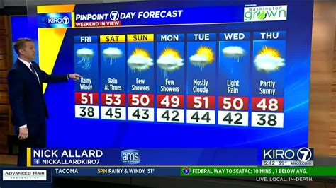 Kiro 7 Pinpoint Weather Video For Fri Morning