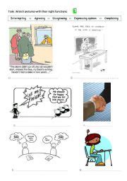 Speaking Functions Part Esl Worksheet By Taha