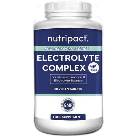 Electrolytes Tablets For Hydration Recovery And Salt Replacement 60 Tablets