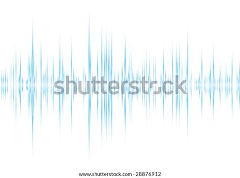 Blue White Graphic Equalizer Background Peak Stock Vector Royalty Free
