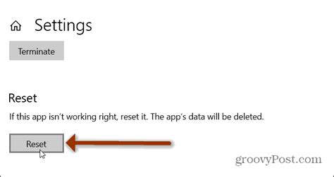 How To Reset The Windows 10 Settings App