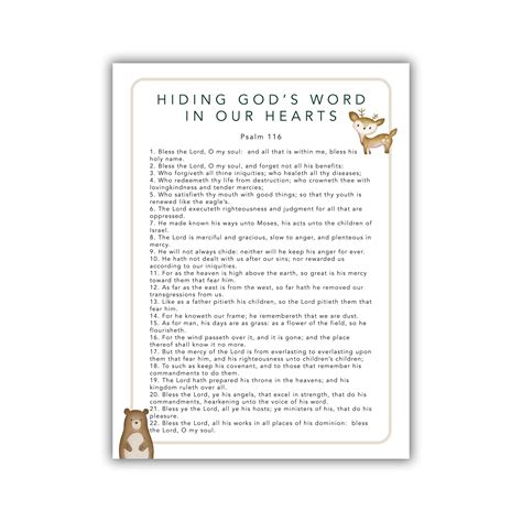 Bible Memory Poster Editable 18x24 Digital Download — The Simple