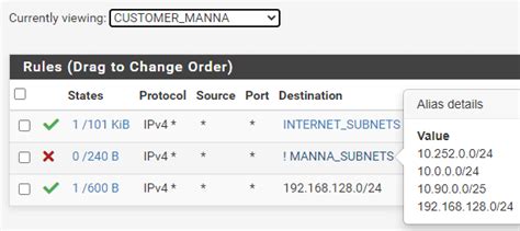 weird firewall rule issue r pfsense