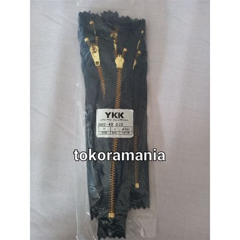 Jual 1 Lusin Resleting Jeans YKK 4 Inch 5 Inch 6 Inch 7 Inch Levis