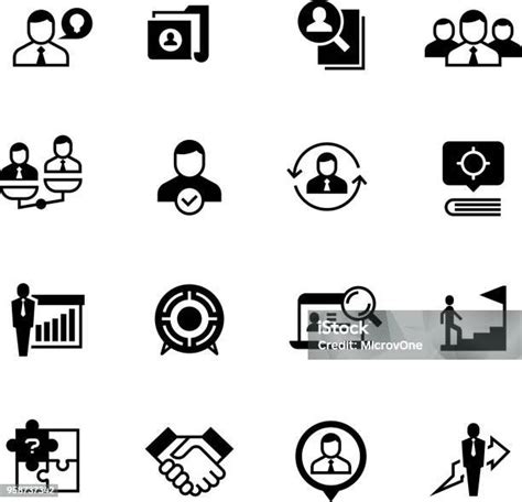 인적 자원 및 사람 관리 아이콘 면접 직원 선택과 모집 분리 기호 벡터 개념에 대한 스톡 벡터 아트 및 기타 이미지 개념 개체 그룹 검색 Istock