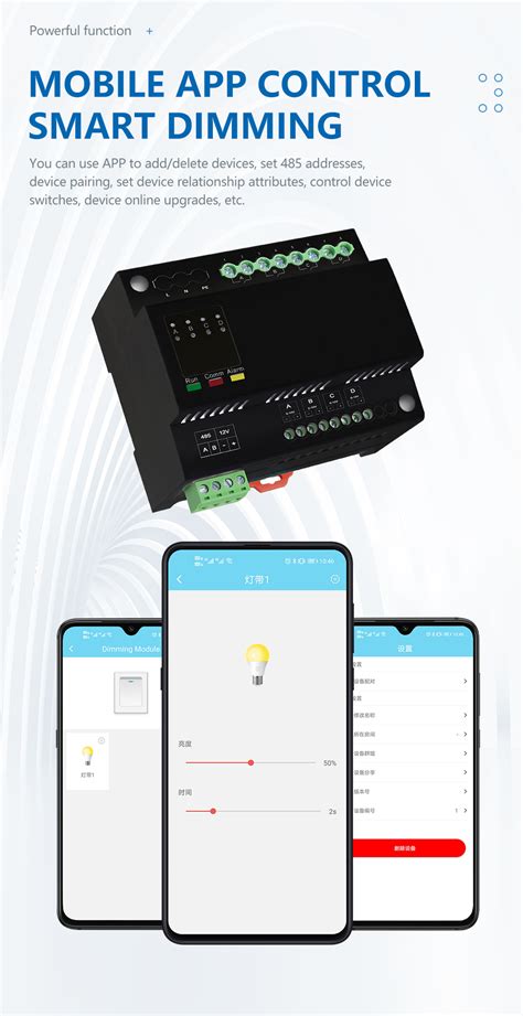 0 10v Modbus Remote Control Dimming Moduledimming Modulesmart