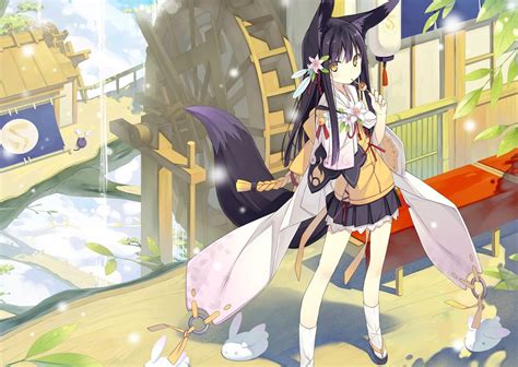 Fox Girl Anime Wallpapers Wallpaper Cave