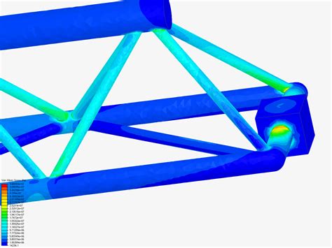 Tutorial Linear Static Analysis Of A Crane By WilsonLi SimScale