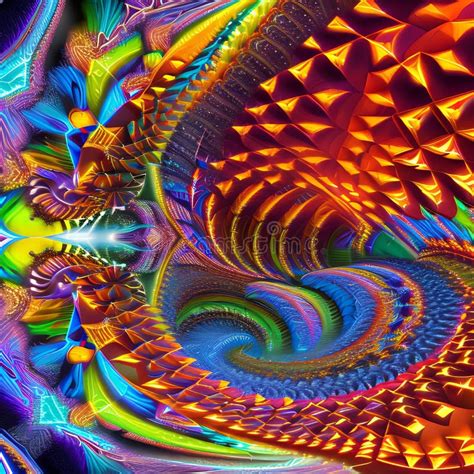1550 Digital Abstract Fractals A Futuristic And Mesmerizing Background
