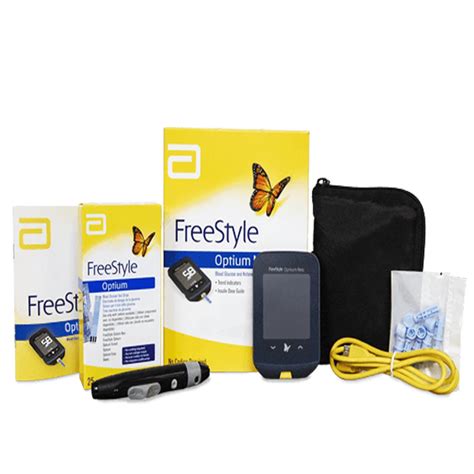 Free Style Optium Neo Glucometer With 10 Free Strips Darazpk