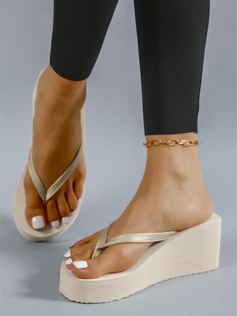 Women Minimalist Flip Flops Fashion Flip Flops Shein Uk