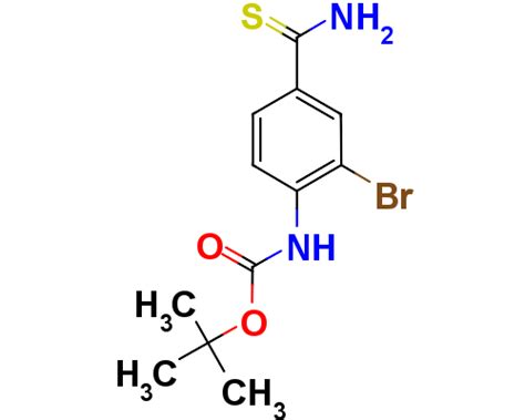 Bromo Thiocarbamoyl Phenyl Carbamic Acid Tert Butyl Ester F
