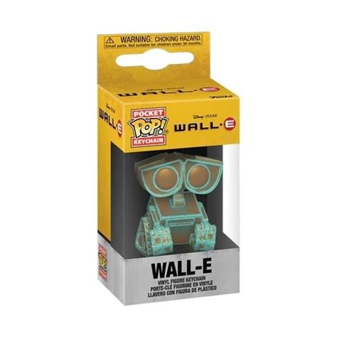 Wall E Pocket Pop Keychain Wall E Patina Keyring Funko Disney