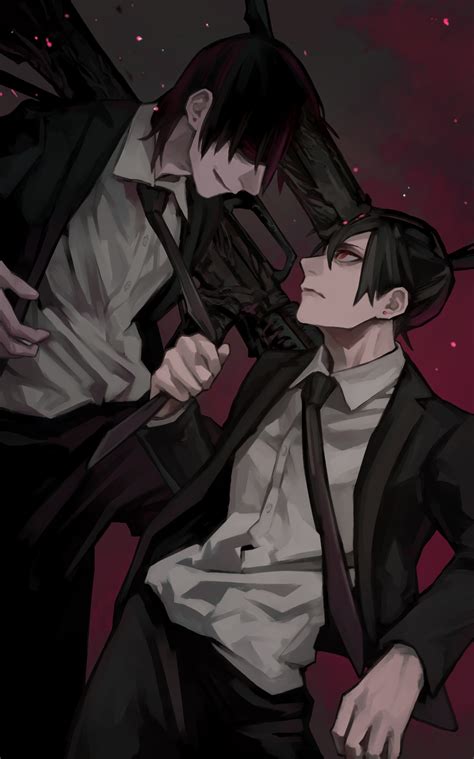 Hayakawa Aki And Gun Devil Chainsaw Man Drawn By Nakano 2 Mannaka