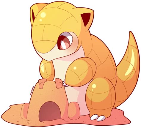 Sandshrew Pokemon Ground Type Evolving Stage Alolan Form Cute Appearance Png