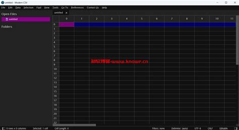 Modern CSVCSV文件编辑v2 0 8 绿色免费版 文件管理软件 知软博客