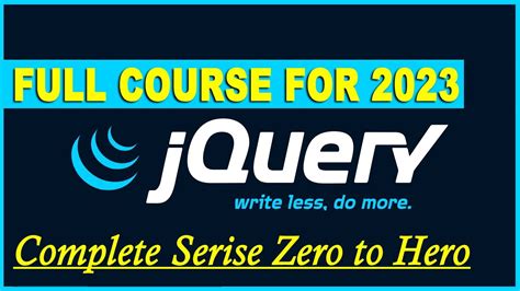 Introduction To Jquery Youtube