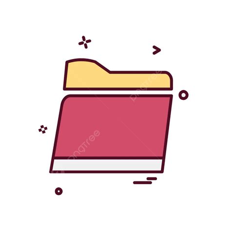 Business Folder Design Vector Png Images Folder Icon Design Vector Business Set Paper Png