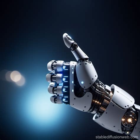 Artificial Intelligence Robot Hand Stable Diffusion Online