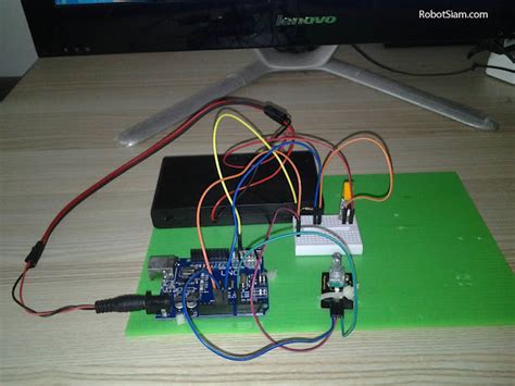 มินิโปรเจค Arduino ปรับความสว่าง Led ด้วย R ปรับค่าได้ Potentiometer