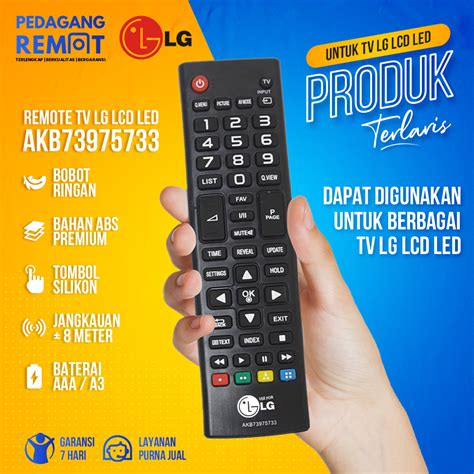 Jual Remot Remote TV LG LCD LED AKB73975733 AKB Series Shopee Indonesia
