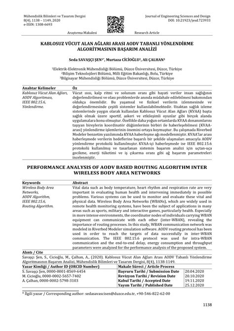 pdf performance analysis of aodv based routing algorithm inter