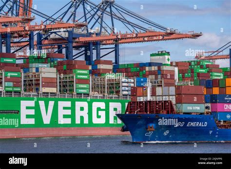 euromax container terminal bg emerald of bf fright line container