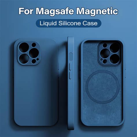 เคสแม่เหล็กของแท้สำหรับ Magsafe สำหรับ Iphone 15 14 13 12 11 Pro Max