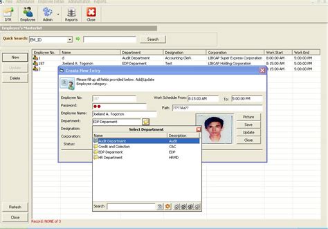 Daily Time Record System Free Source Code Tutorials And Articles