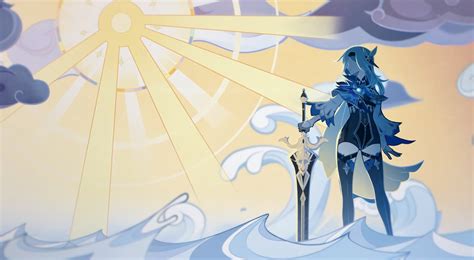 Fondo De Pantalla De Escritorio Hd Videojuego Genshin Impact Eula Impacto Genshin Descargar