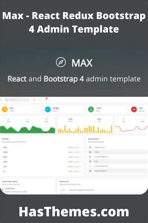 Max React Redux Bootstrap Admin Template