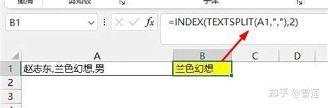 Excel函数textsplit 知乎