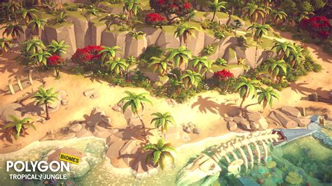 Polygon Tropical Jungle Nature Biomes In Environments Ue Marketplace