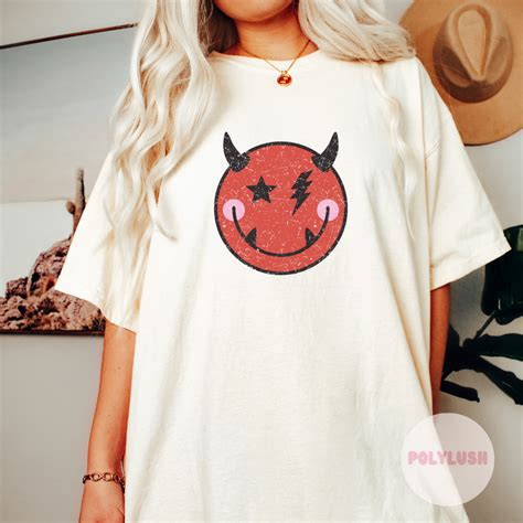 Devil Smiley Dtf Transfer Polylush