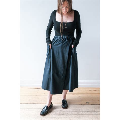 Apiece Apart Marjetta Bodysuit In Black Judith