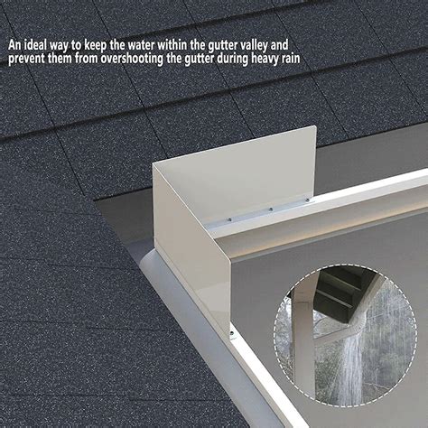 Roofing Corner Gutter Guards Prevent Rainstorm From Flowing Guards For Outdoor Roof Rain Gutter