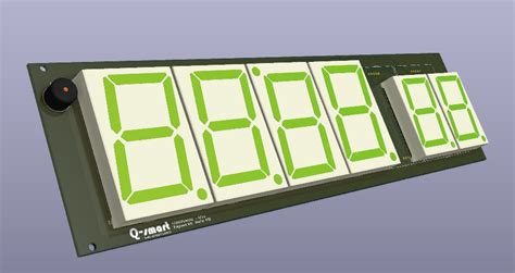 Ieee 802 11 And Rs485 Protocol 7 Segment 6 Digit Counter Displays Tolga TaŞtan