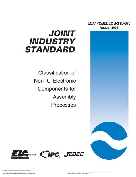 Ipc Jedec J Std 075 English