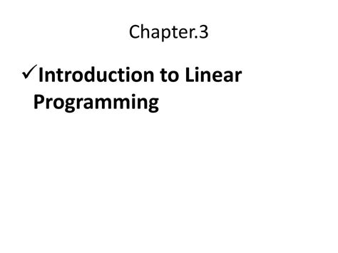 Ppt Introduction To Operations Research Powerpoint Presentation Free