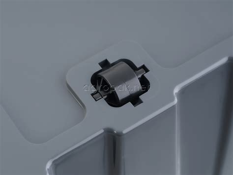 Rox Box Pro 120л контейнер с крышкой особопрочный, на роликах ...