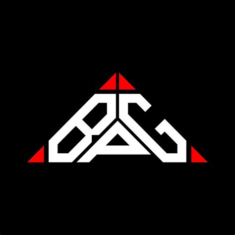 Bpg Letter Logo Creative Design With Vector Graphic Bpg Simple And Modern Logo In Triangle