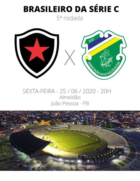 Botafogo Pb X Altos Confira As Prováveis Escalações Desfalques E