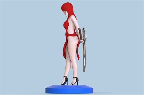 3d File Sexy Reaper Girl 🫦・3d Printing Design To Download・cults