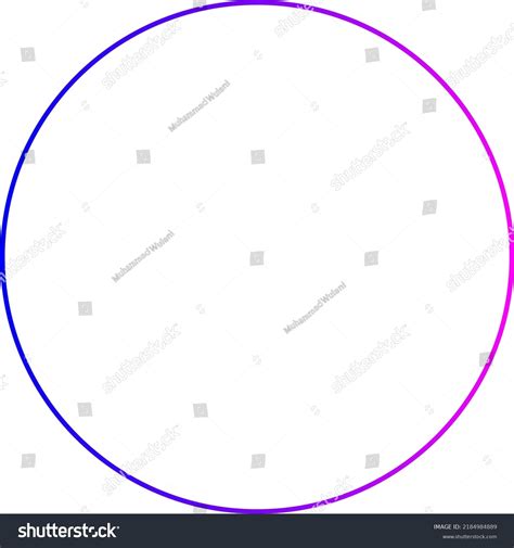 Aesthetic Round Border Gradient Illustration Stock Vector Royalty Free 2184984889 Shutterstock