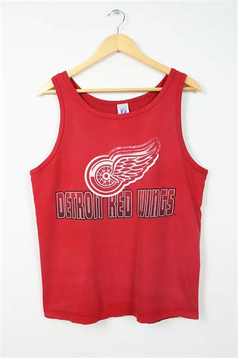 Vintage Detroit Red Wings Tank Top Urban Outfitters