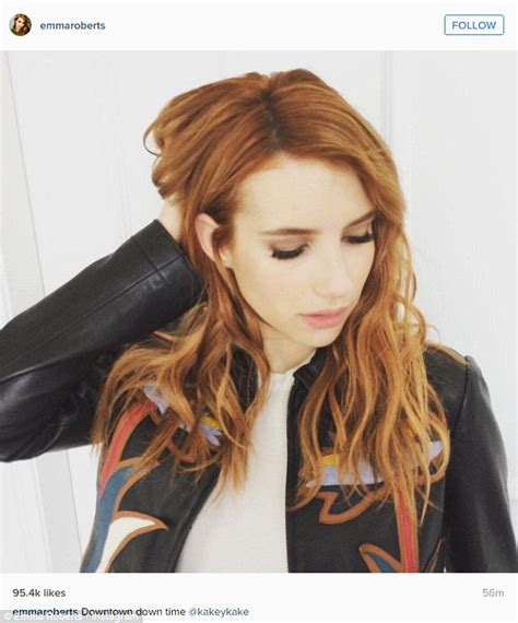 Emma Roberts Shows Off Her Edgy Look In Leather Bomber Jacket And