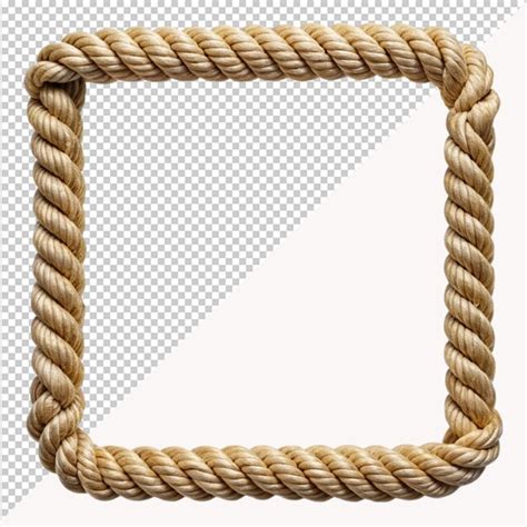 Rope Frame Premium Ai Generated Psd