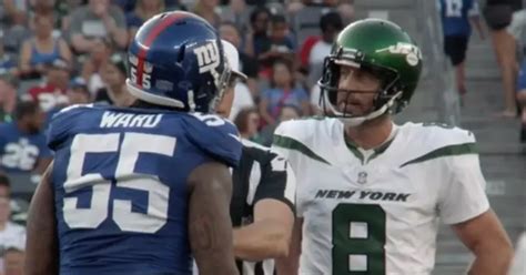 Angry Aaron Rodgers Blasts I Ve Never Heard Of You At New York Giants Linebacker Daily Star